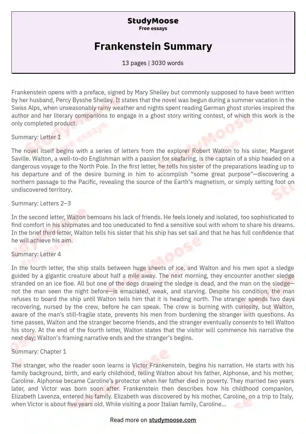 Isolation In Frankenstein Essay Frankenstein Isolation And Isolation