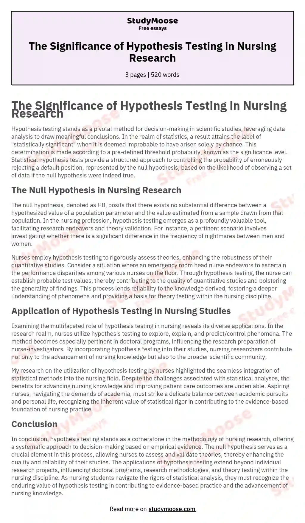  Essay Hypothesis Example Free Essay About Hypothesis 2022 10 22