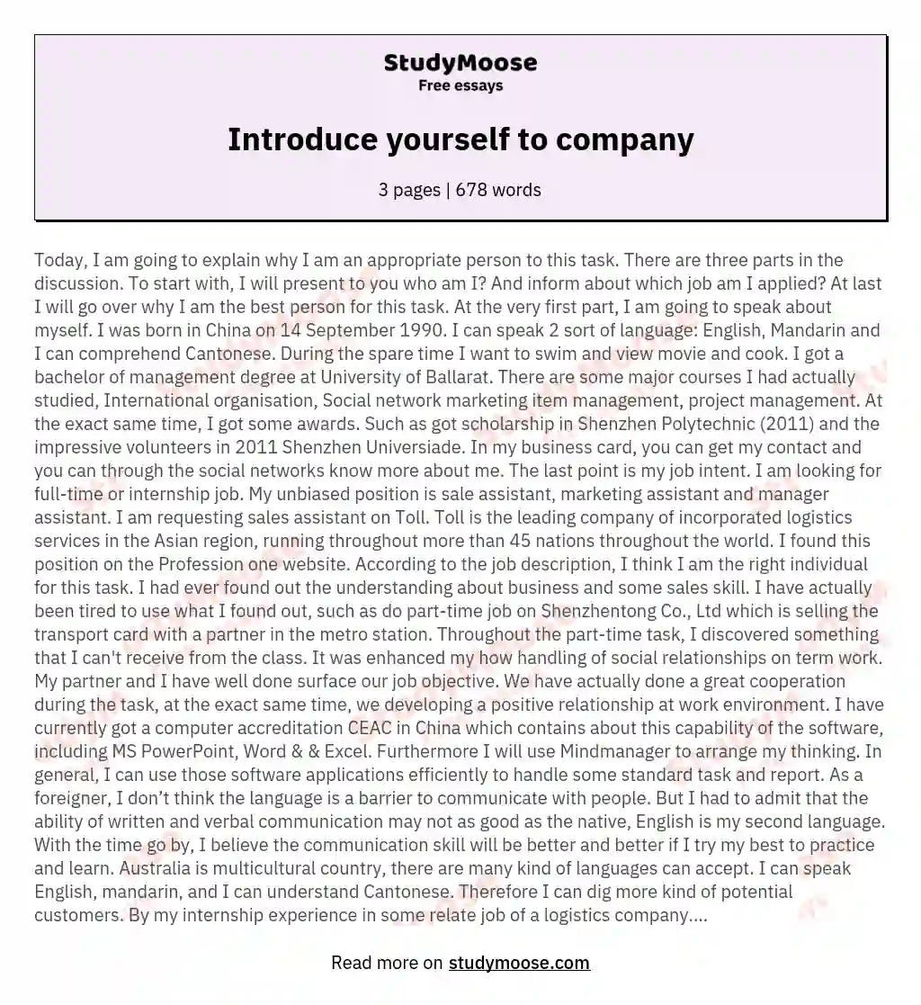  How To Write A Paper About Myself How To Write About Yourself Great 