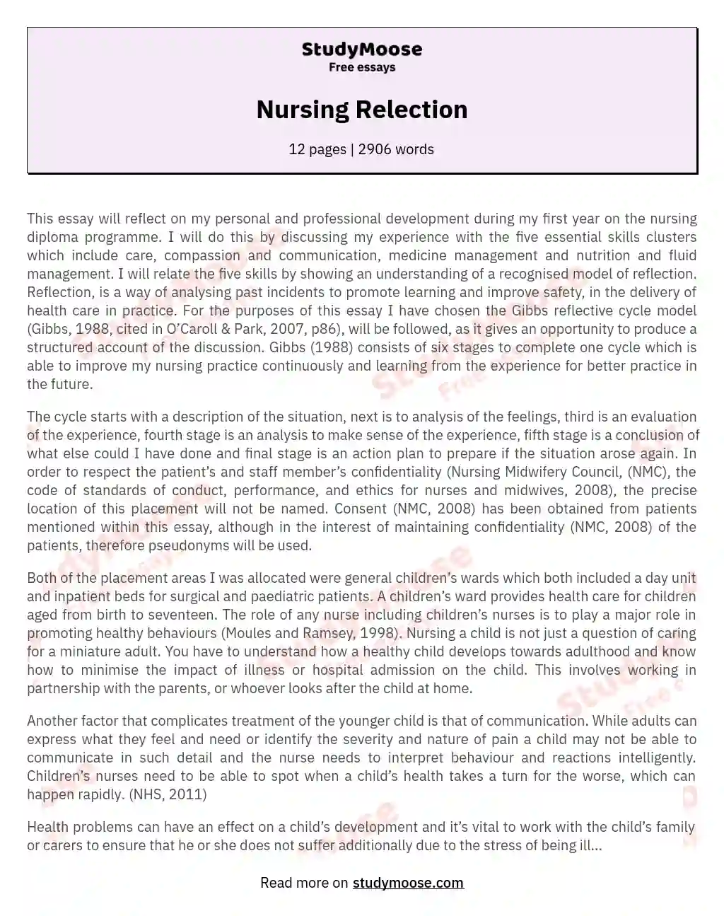 How To Write A Nursing Essay Conclusion Examples Sitedoct